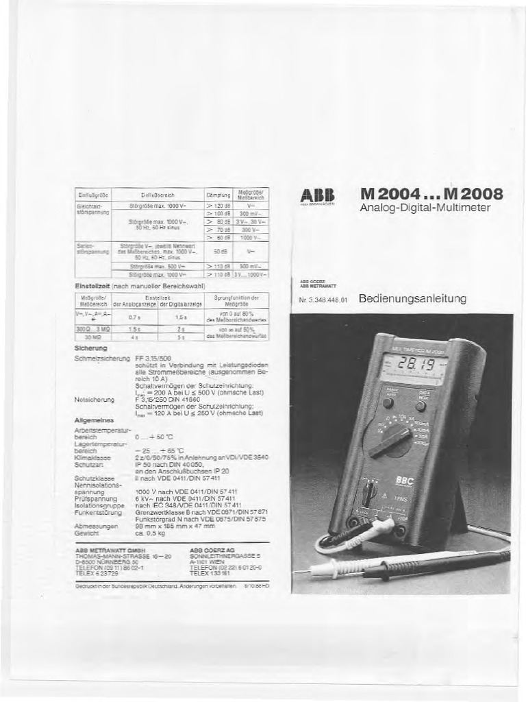Abb - M2004 | PDF