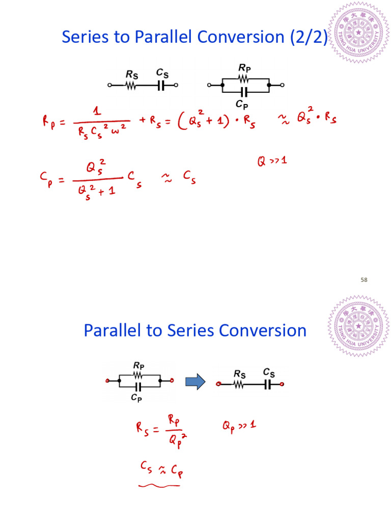 Series to Parallel Conversion Guide | PDF | Electrical Engineering ...