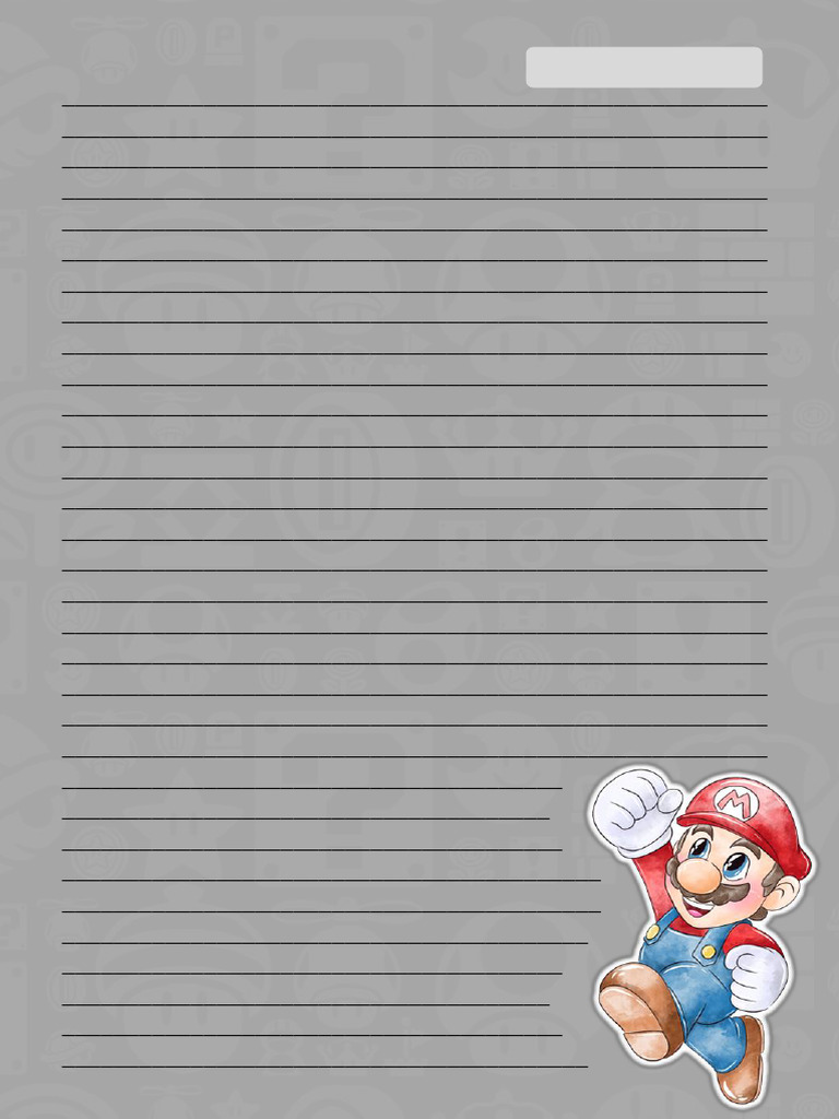 NOTAS SUPER MARIO | PDF