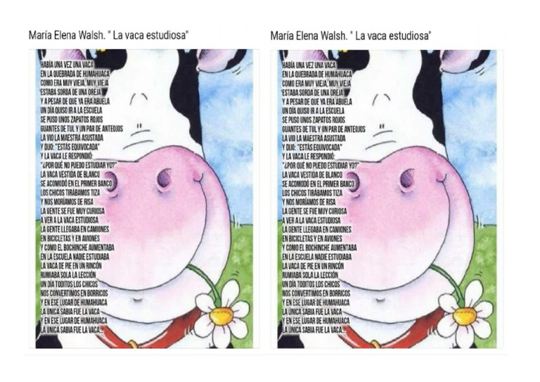 La Vaca Estudiosa | PDF