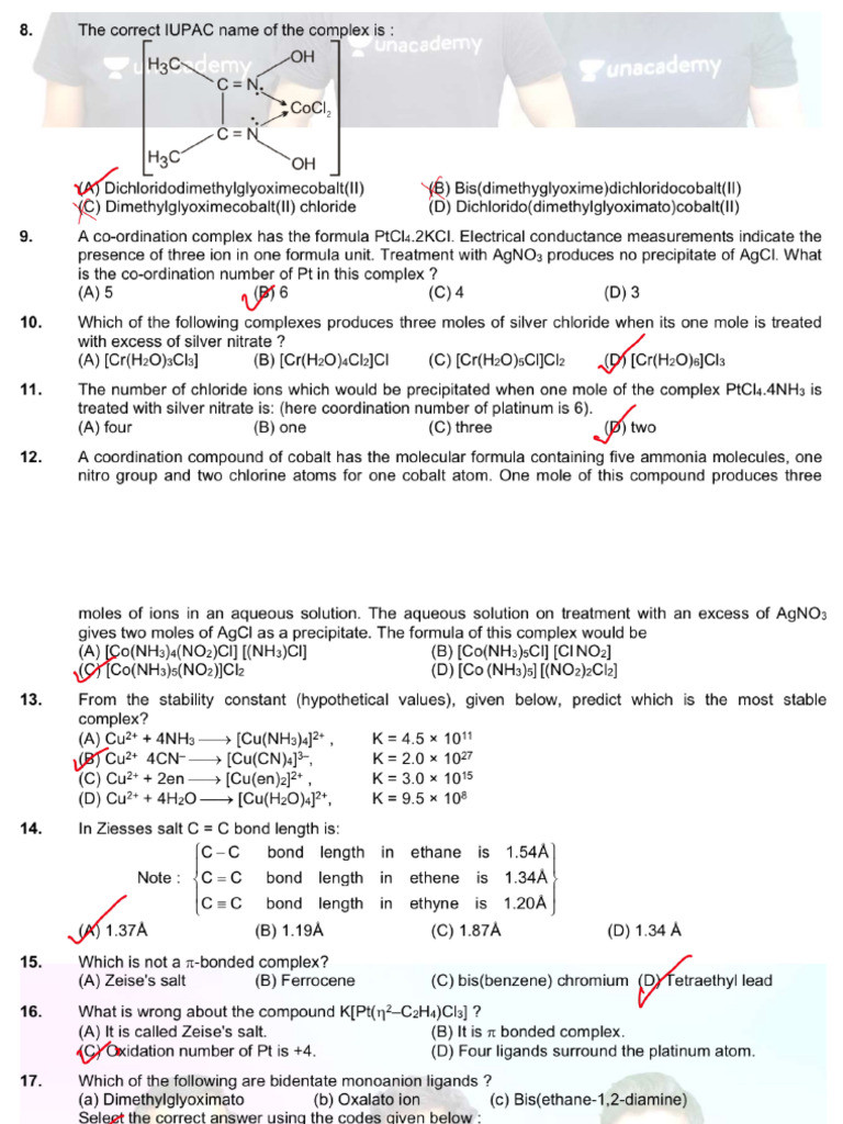 Coordination Test | PDF