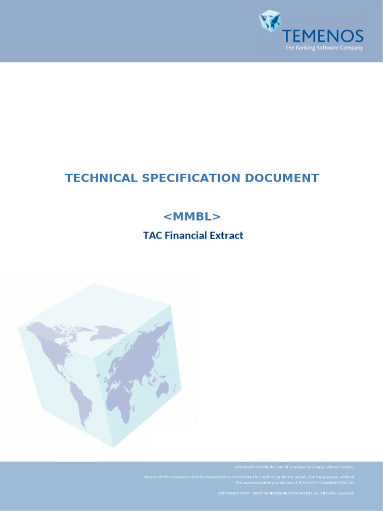 MMBL Financial Extract TSD | PDF | Analytics | Computer File