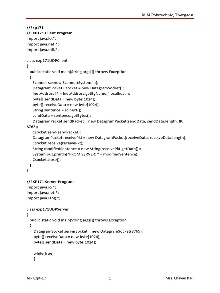 Exp 17 | PDF | Teaching Methods & Materials