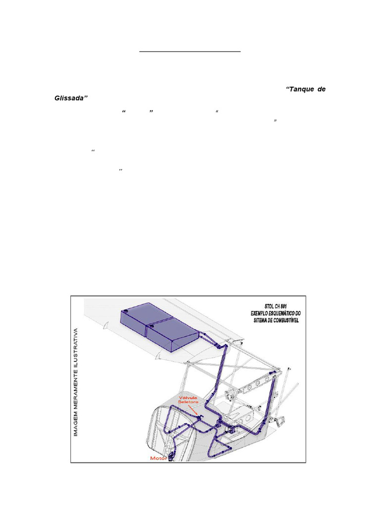 Tanque_de_Glissada - CH701 STOL | PDF | Motores