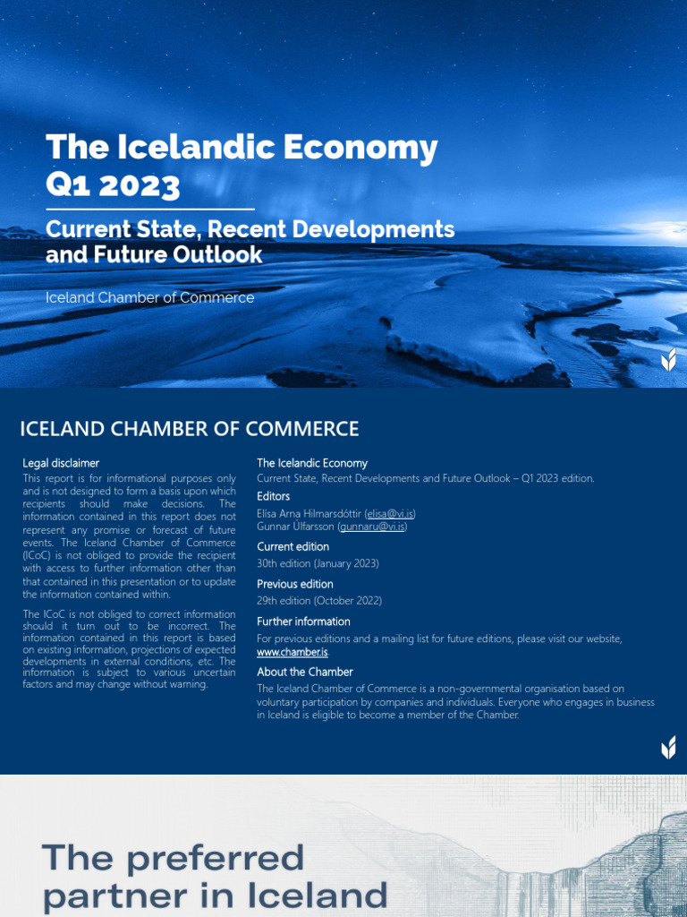 The Icelandic Economy Q1 2023: Current State, Recent Developments and ...