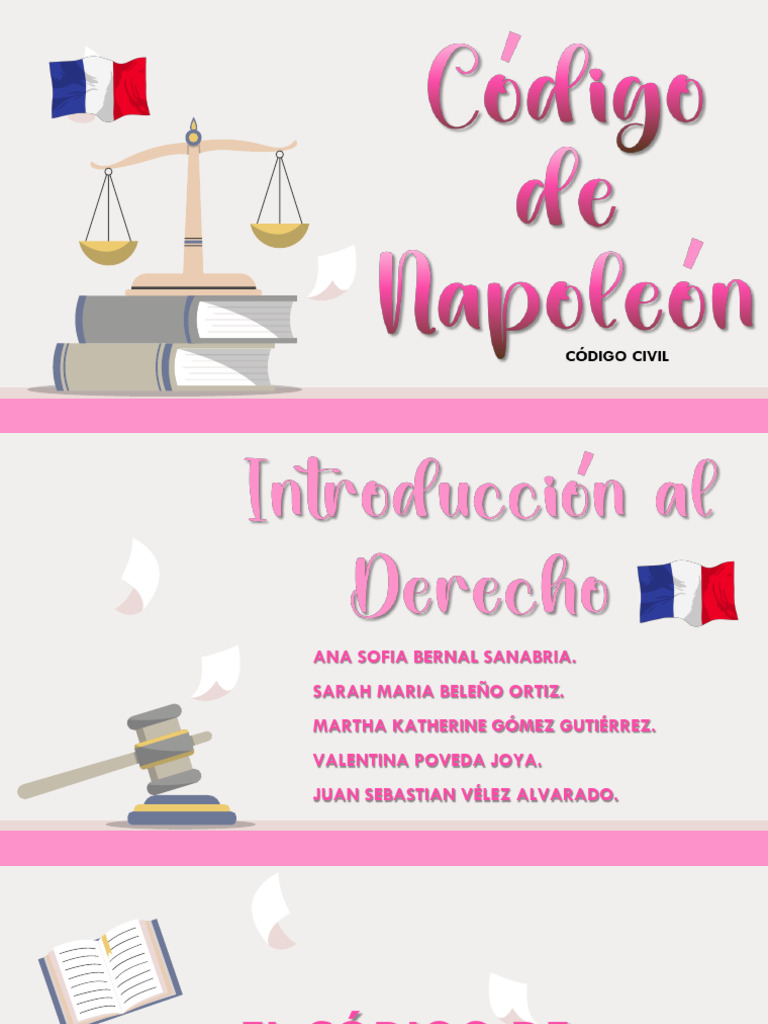 Código de Napoleón | PDF | revolución Francesa | Napoleón
