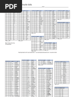 UEB Braille Math Cheat Sheet | PDF | Numbers | Text