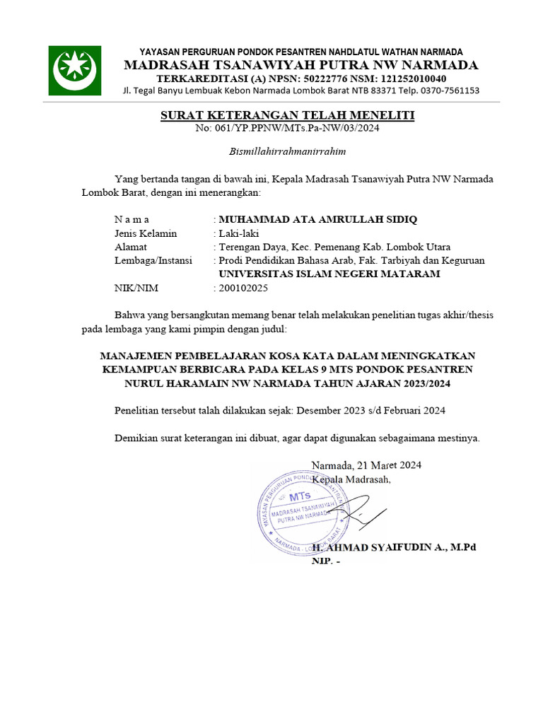 SKTMeneliti Ata | PDF