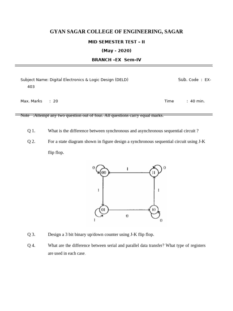 Deld Ex - 403 Mid Sem-Ii Paper | PDF | Teaching Methods & Materials