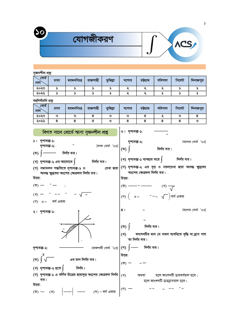 Integration Practice Sheet for Academic Batch | PDF