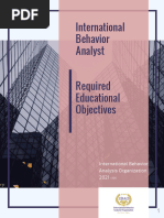 BCBA 6th Edition Test Content Outline 240903 A | PDF | Reinforcement ...