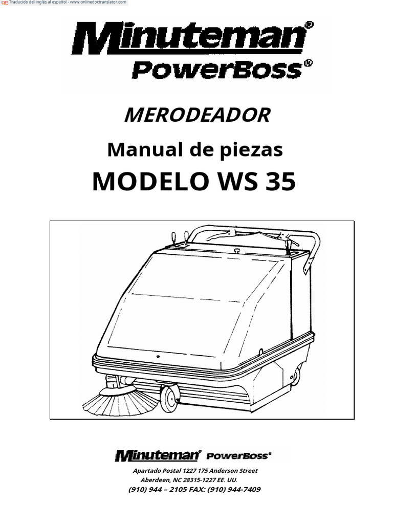 Prowler Ws35.en - Es | PDF | Carburador | Bienes manufacturados