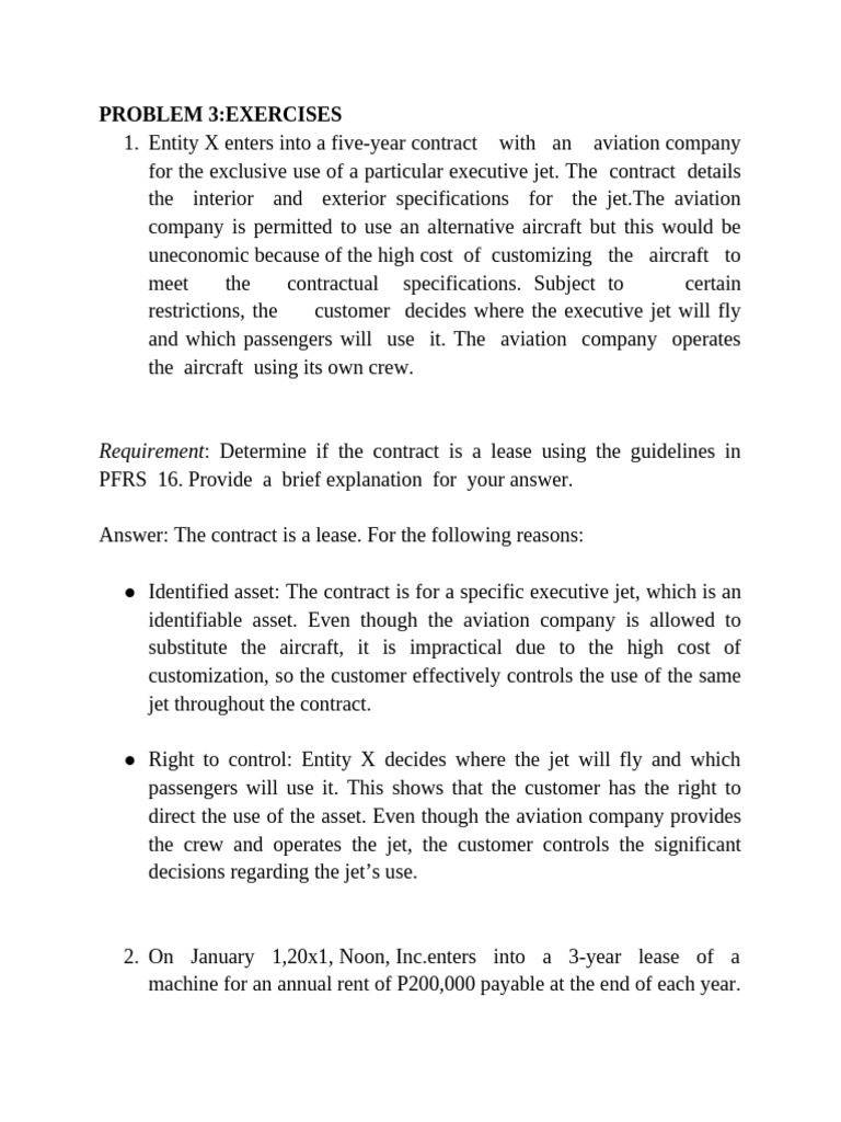 Problems in Lease Accounting | PDF | Expense | Lease