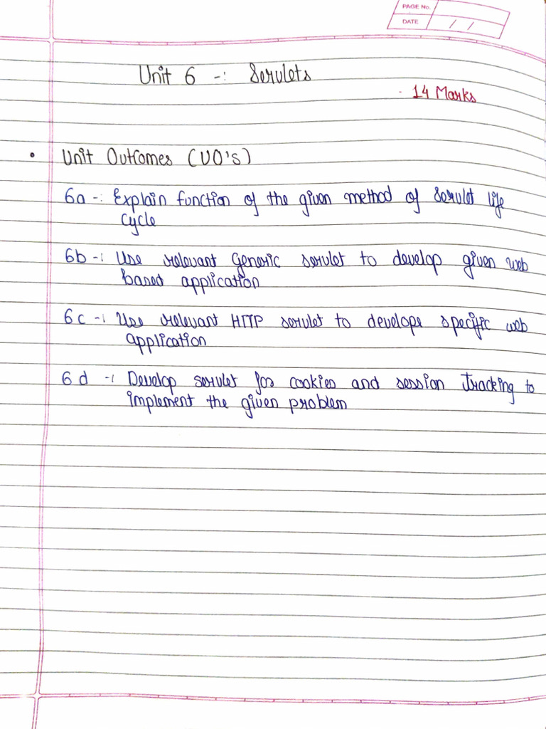 Unit 6 - Servlet | PDF