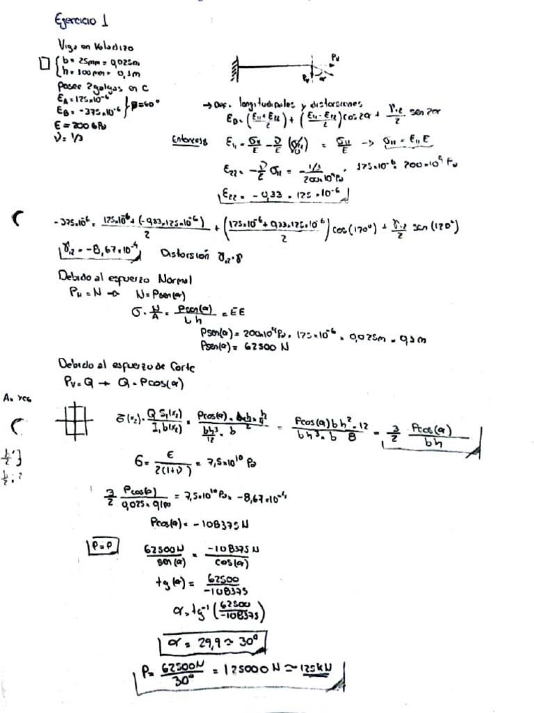 Tp8 Esfuerzos Combinados (DIAZ NOELIA) | PDF