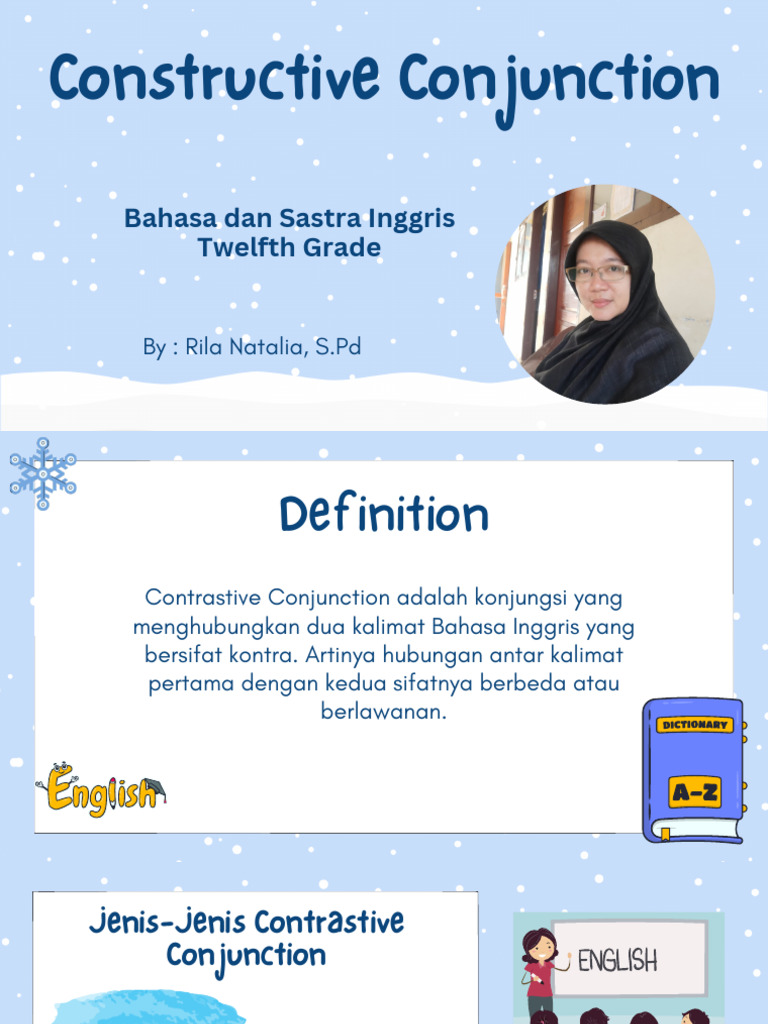 Materi Ajar - Constructive Conjunction | PDF