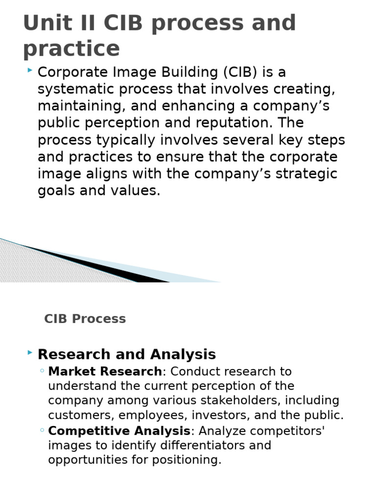 Unit II CIB Process and Practice | PDF | Negotiation | Brand