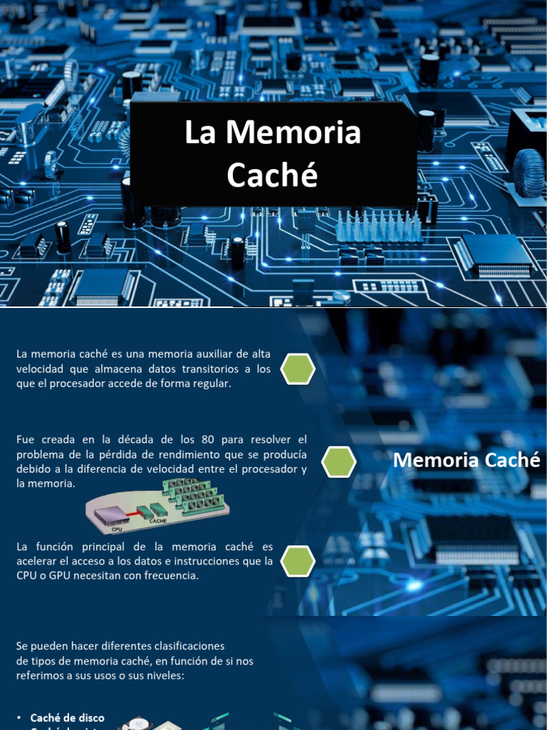 La Memoria Cache | PDF | Caché (Computación) | Almacenamiento de datos ...