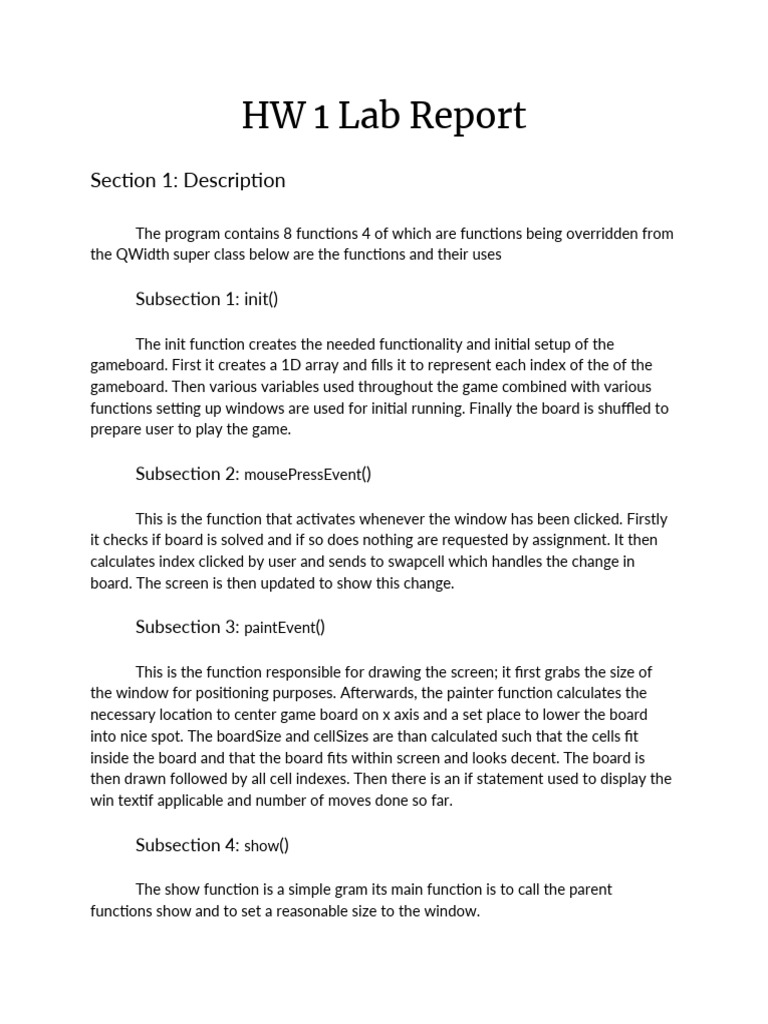 411 Report | PDF | Function (Mathematics) | Algorithms 411 Report | PDF | Function (Mathematics) | Algorithms