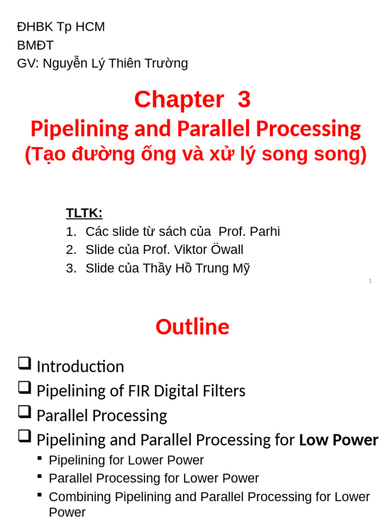DSP-FPGA_Ch03 – Pipelining and Parallel Processing_HK202 | PDF | Logic ...