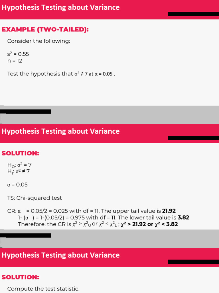 Chi Square Two Tailed | PDF | Teaching Methods & Materials
