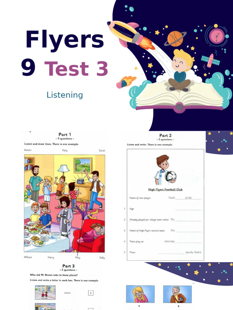 Flyers 9 - Test 3 | PDF