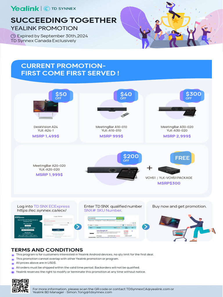 Yealink TD SNX Canada Exclusive Promotion | PDF