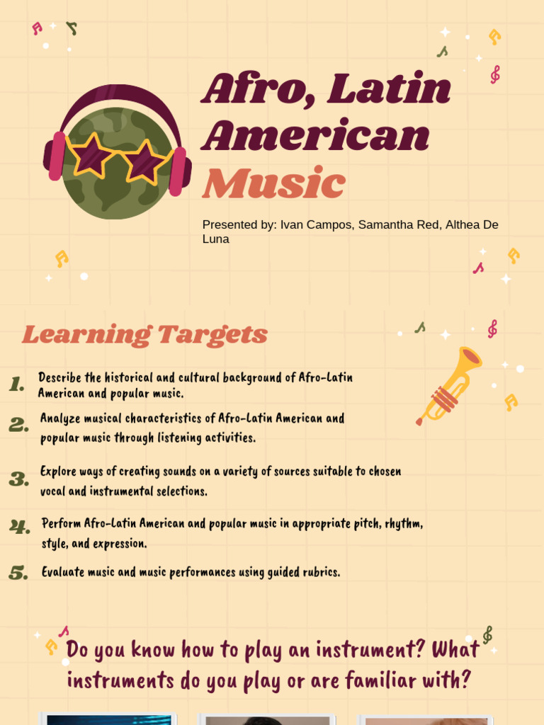 Afro-Latin Music Analysis Guide | PDF | Jazz | Ballroom Dance
