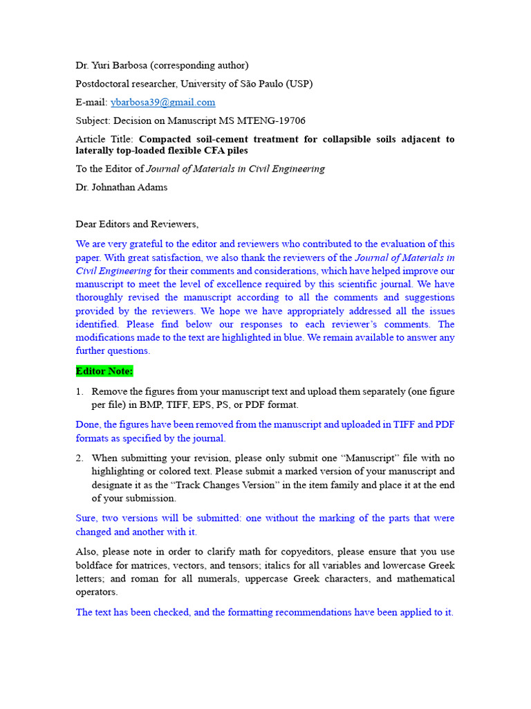 N - Reply Letter R1 | PDF | Deep Foundation | Porosity