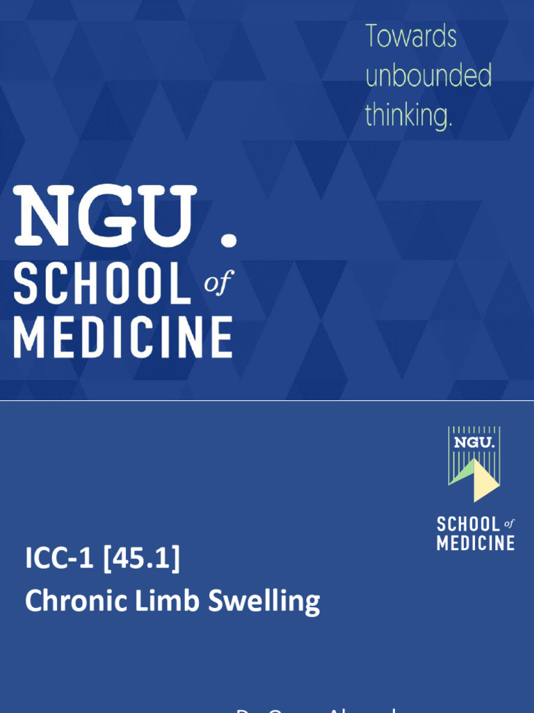ICC-1 (45.1) LGW Chronic Limb Swelling | PDF | Medicine | Medical Specialties