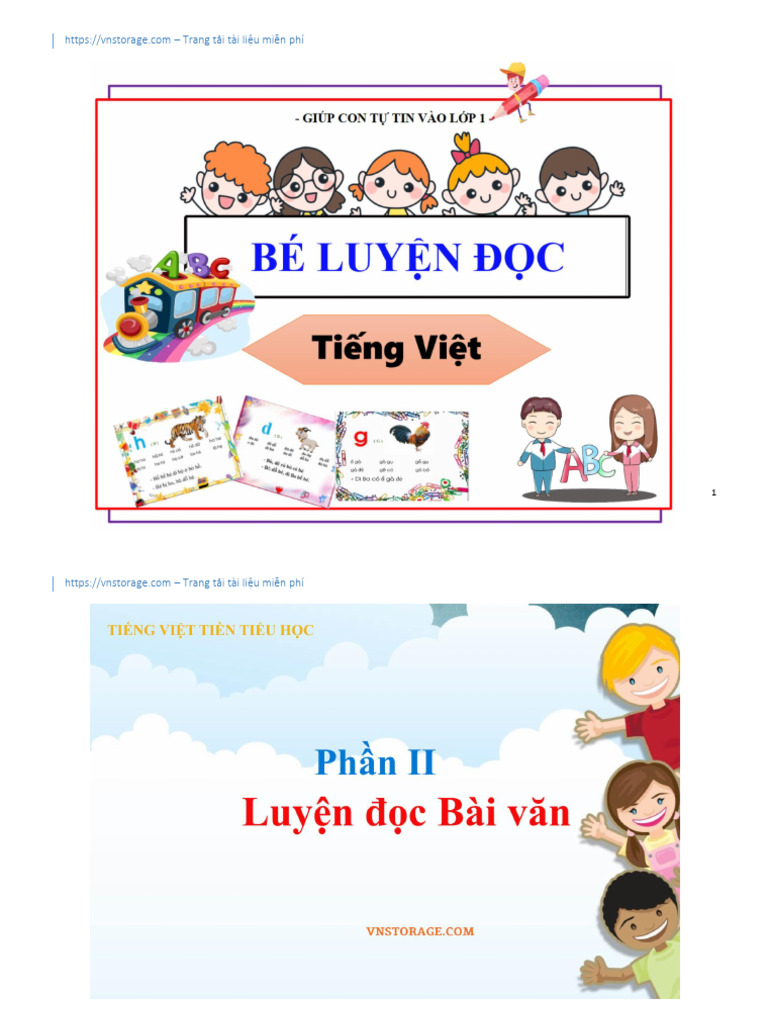 Be Luyen Doc Tieng Viet File Tien Tieu Hoc Phan 2 Luyen | PDF