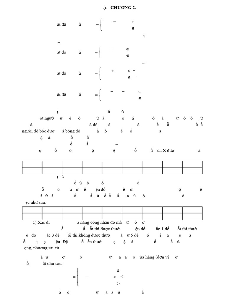 Bài Tập Chương2 -XSTK | PDF
