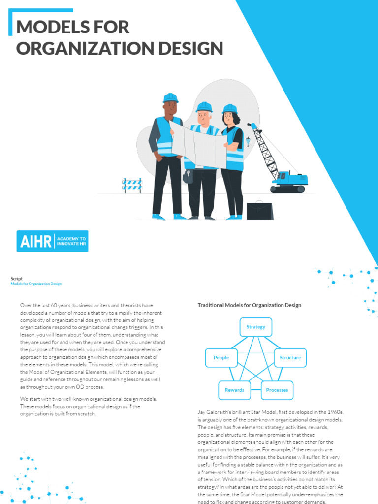 Organizational Design Models Explained | PDF | Learning | Design