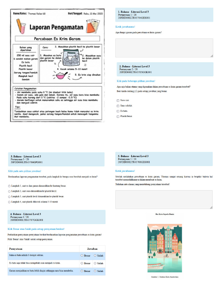 Soal Litnum Level 3 | PDF