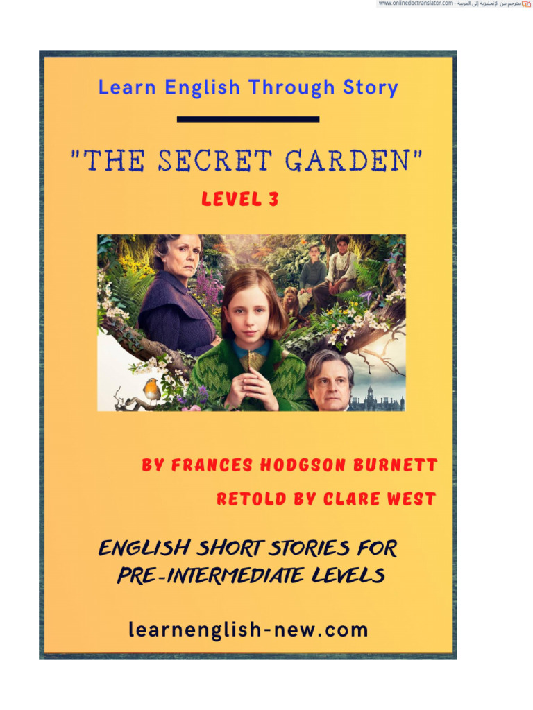 The Secret Garden by Frances Hodgson Burnett Retold by Clare West Book ...