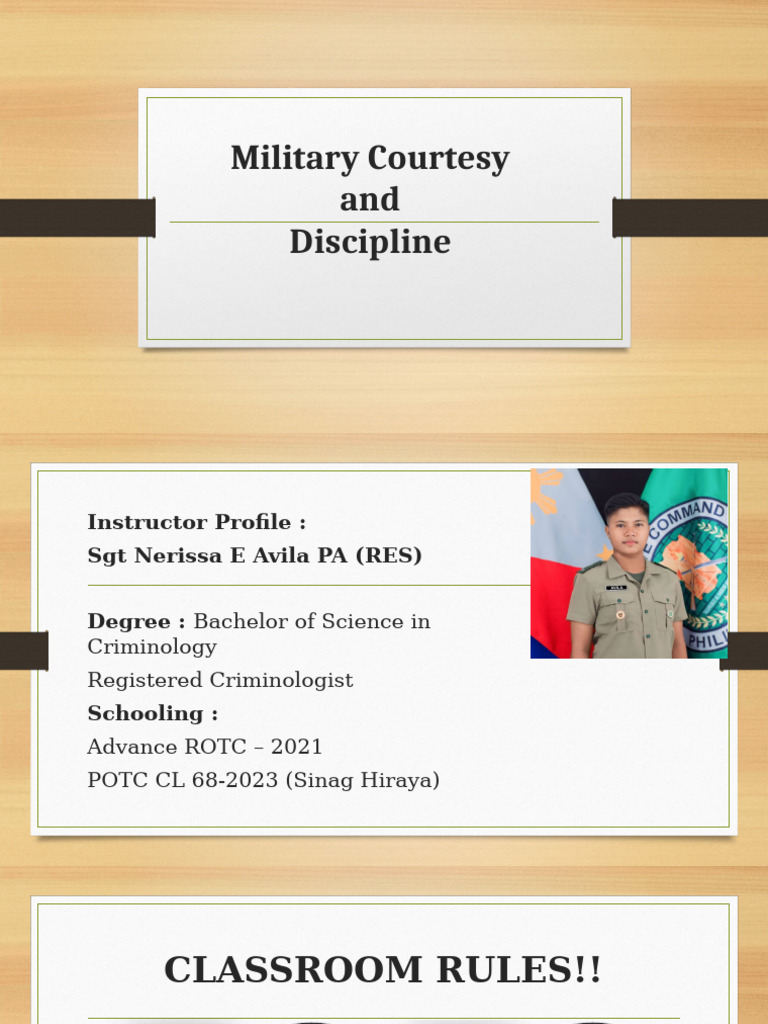 Military Courtesy 41 093147 | PDF | Punishments | Disciplines