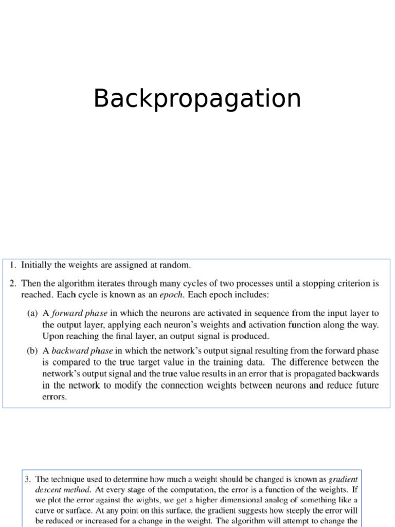 Backpropagation | PDF