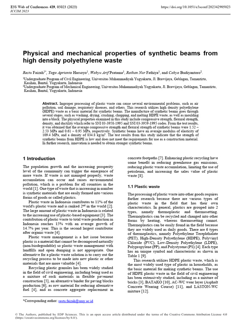 Potent 1 | PDF | Plastic | Strength Of Materials