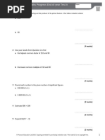 PRACTICE TEST Year 9 Maths Progress Test 6 Higher | PDF | Home & Garden