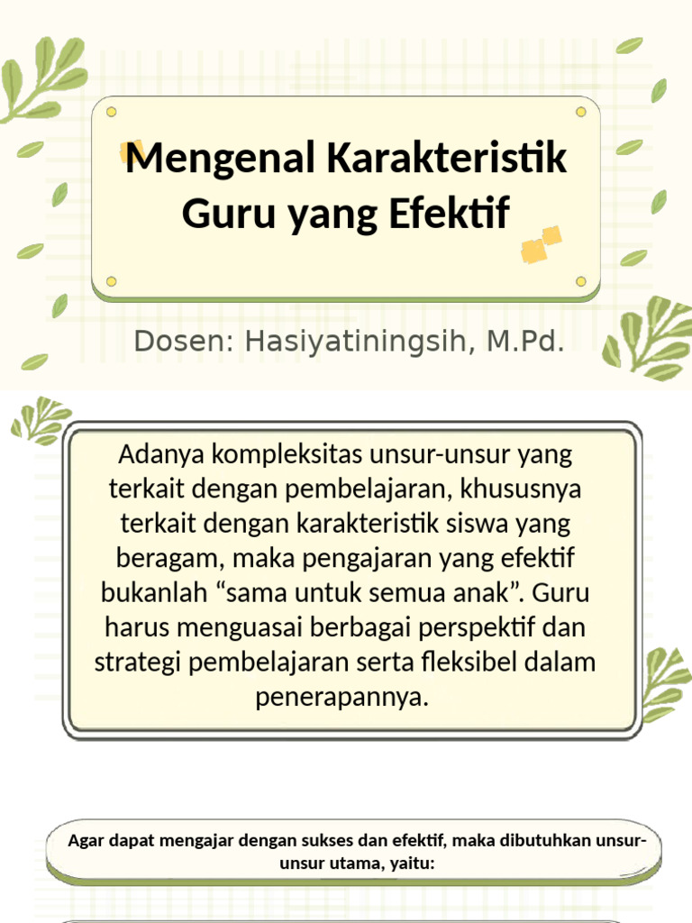 Pert. 2 Psikologi Pendidikan | PDF