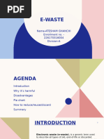 Project On E-Waste | PDF | Electronic Waste | Recycling