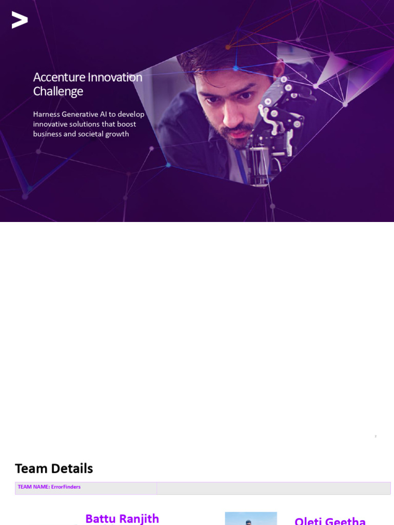 Accenture Innovation Challenge | PDF | Parking | Computer Science