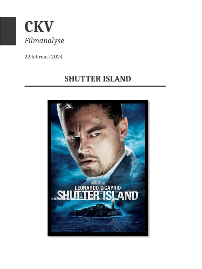 Shutter Island: Filmanalyse | PDF