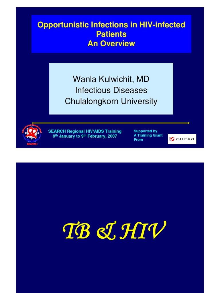 Common Opportunistic Infections | PDF | Hiv/Aids | Management Of Hiv/Aids