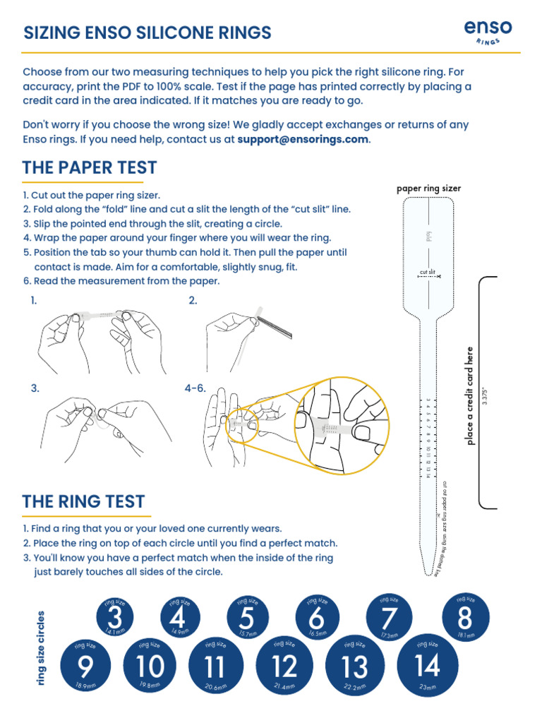 Final Ring Size Guide v2 | PDF