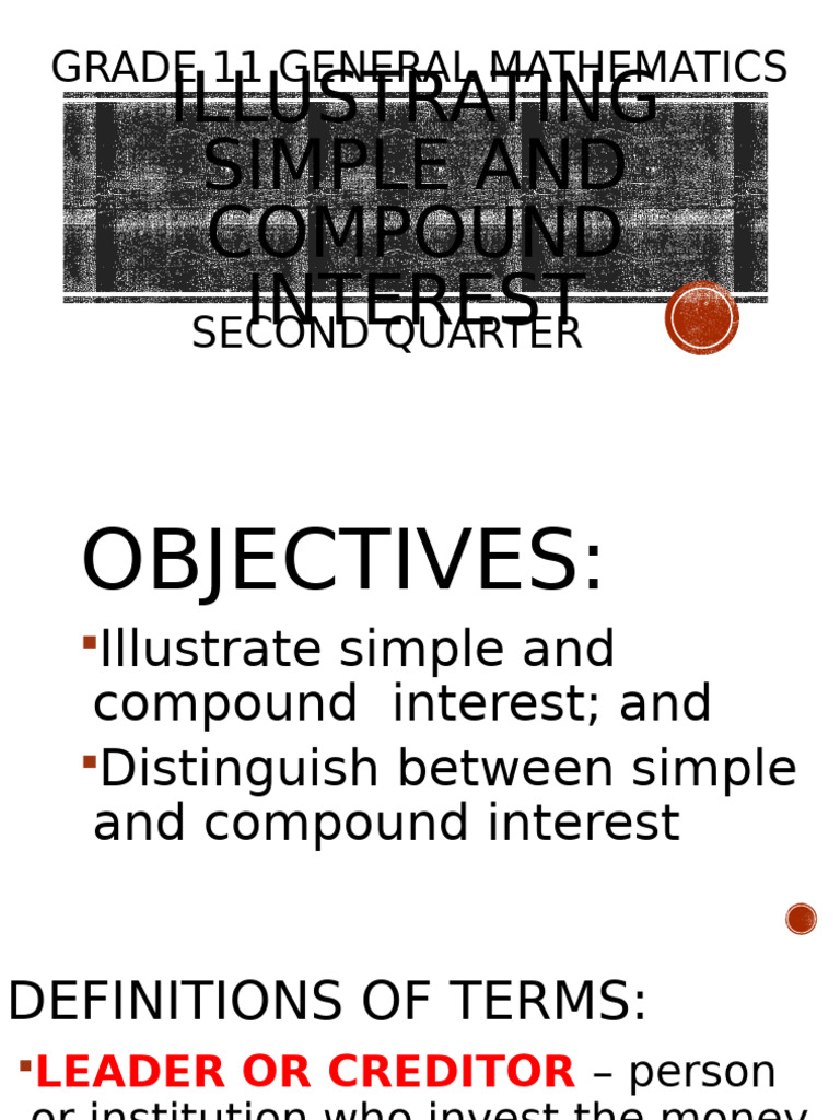 Illustrating Simple and Compound Interest | PDF | Interest | Compound Interest