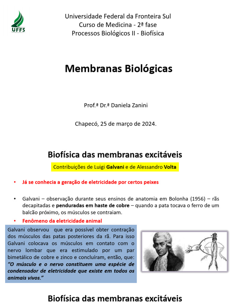 Membranas_Biolgicas | PDF | Potencial elétrico de membrana | Membrana ...
