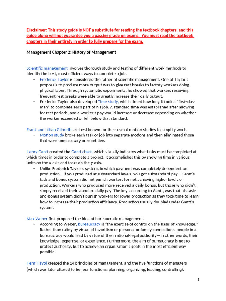 Chapter 2 Study Guide | PDF | System | Business