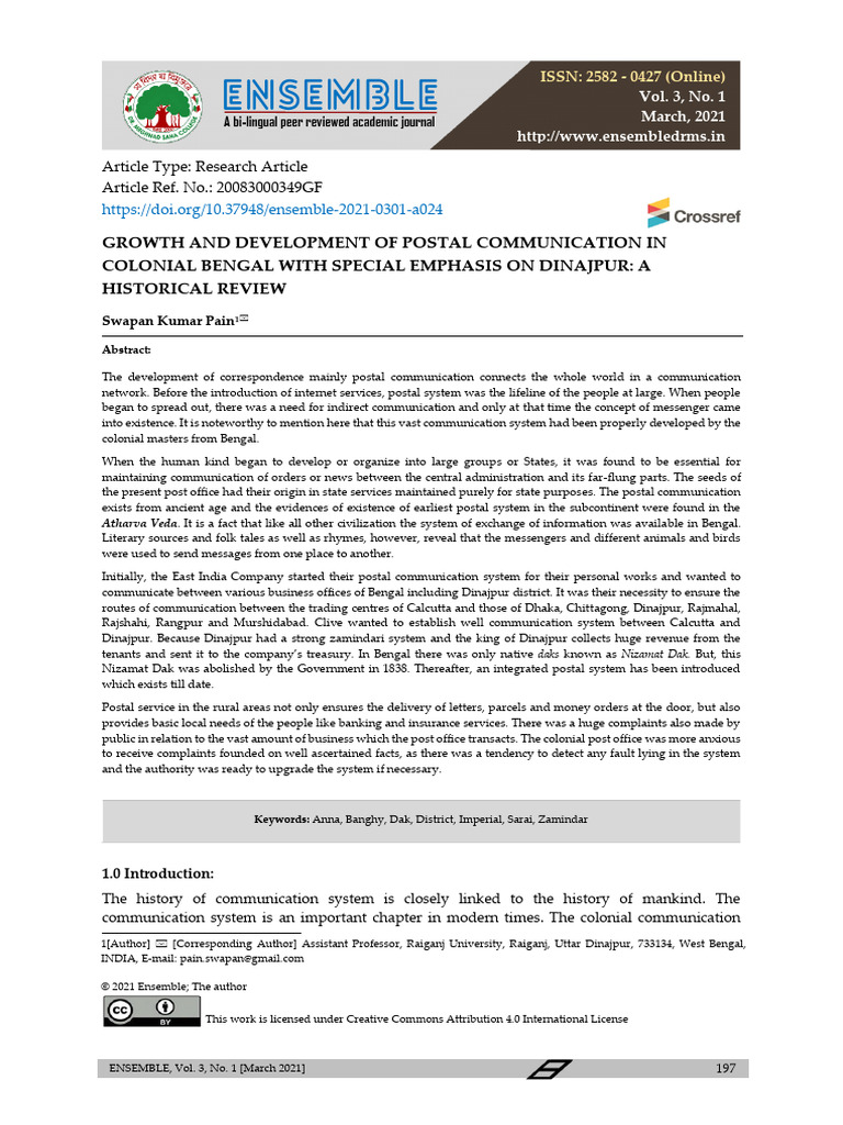 Ensemble 2021 0301 A024 - 20 Aug 2021 | PDF | Mail | Bengal