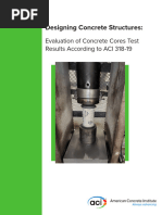 ACI E702.8-22 Designing Concrete Structures Evaluation of Concrete ...